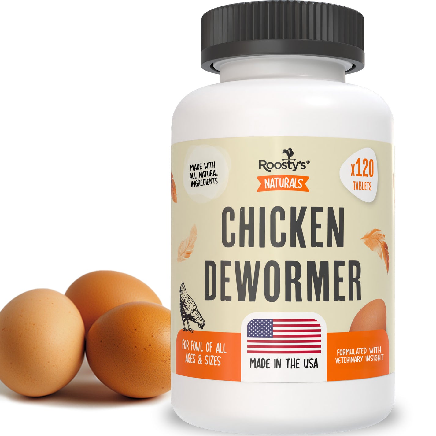 Chicken Dewormer | 120 Tablets – Roosty's